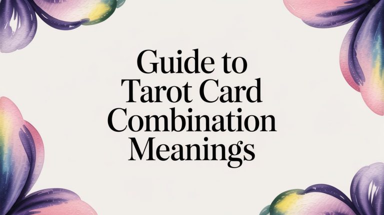 Guide to Tarot Card Combination Meanings