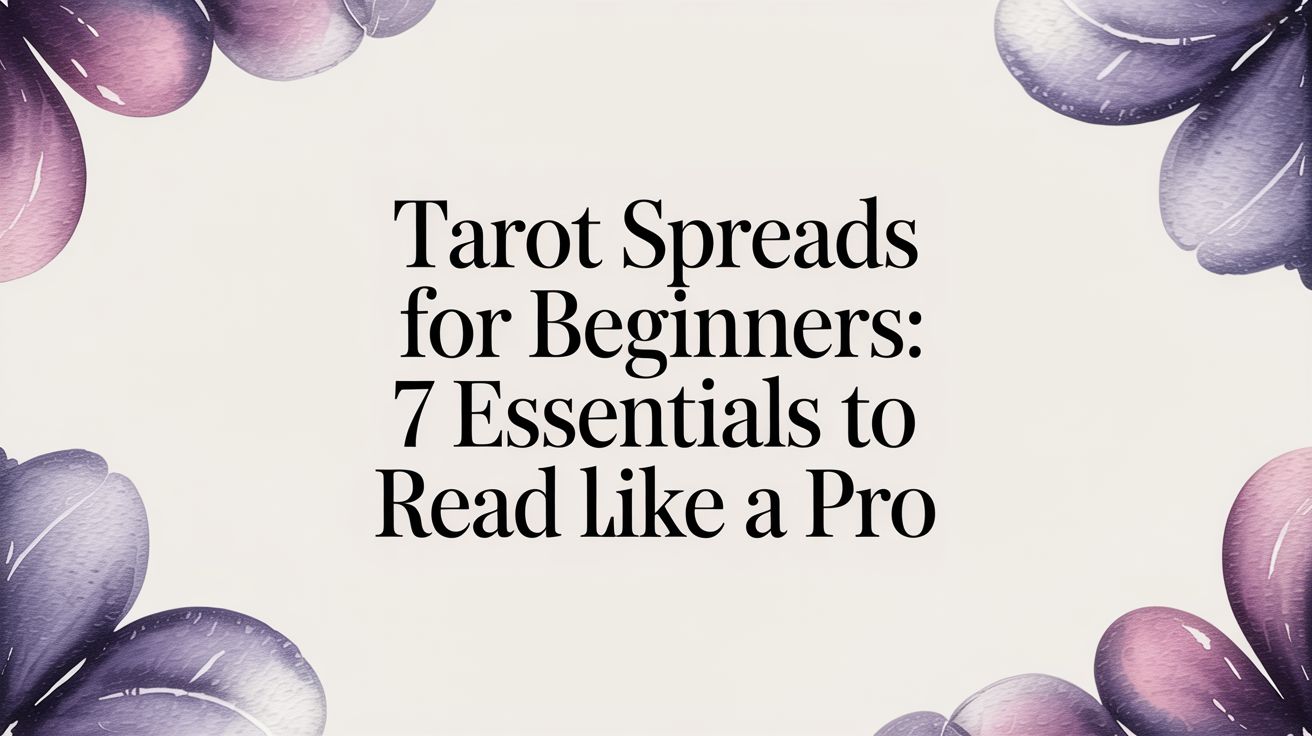 Tarot Spreads for Beginners: 7 Essentials to Read Like a Pro